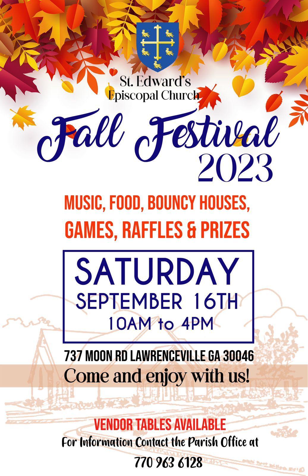 Fall Festival – St. Edwards Episcopal Church